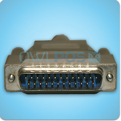 Owl POS | Receipt Printers | 12' Parallel Port Interface Printer Cable
